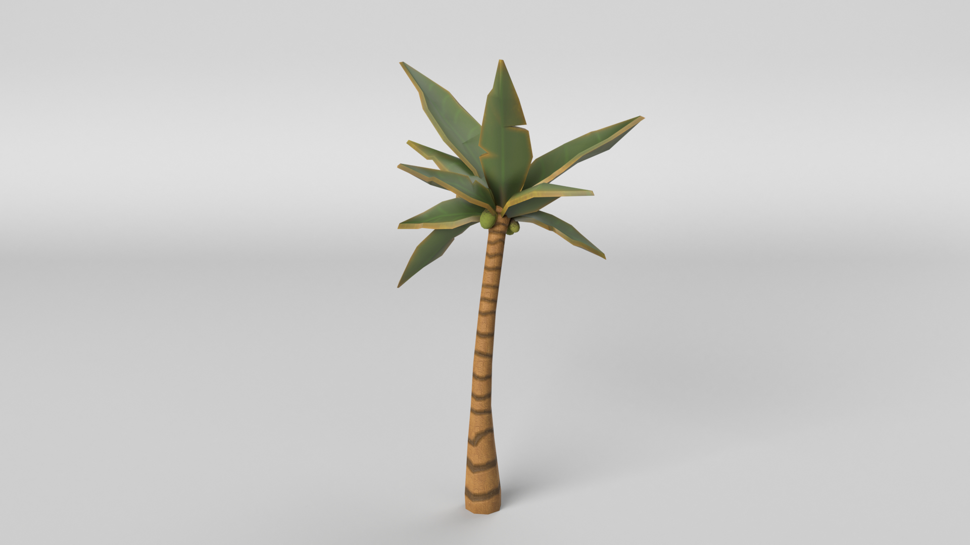 Palm tree stylized model - TurboSquid 1670357