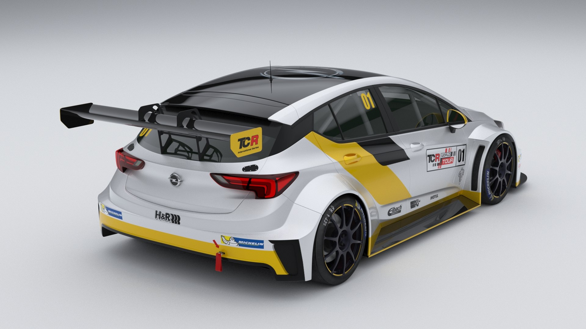 Opel Astra TCR 2016 3D Model - TurboSquid 2314336