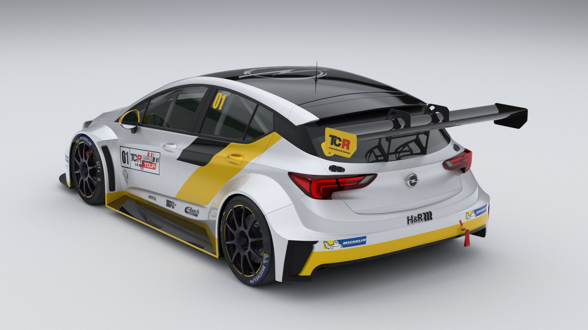Opel Astra TCR 2016 3D Model - TurboSquid 2314336