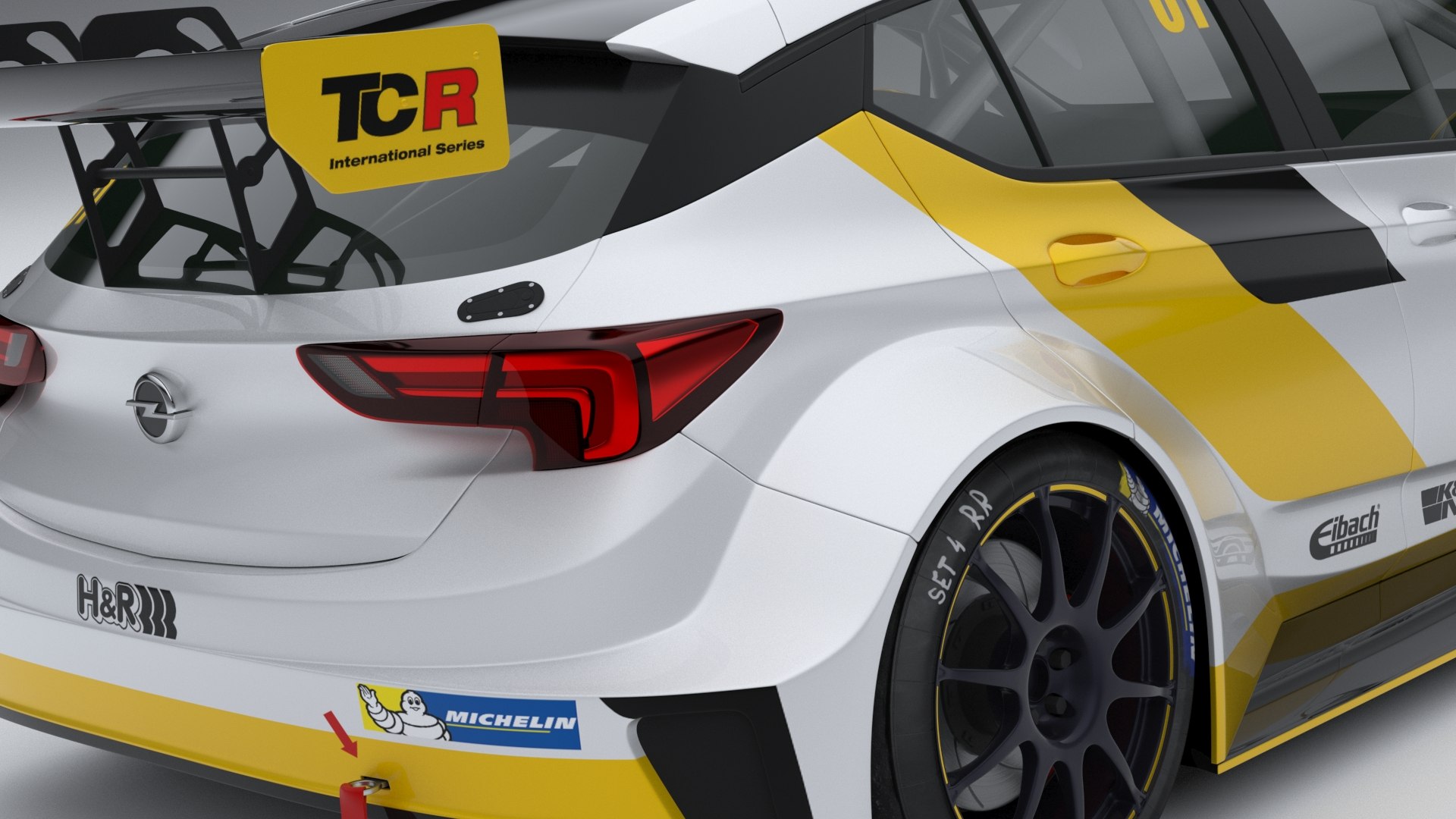 Opel Astra TCR 2016 3D Model - TurboSquid 2314336