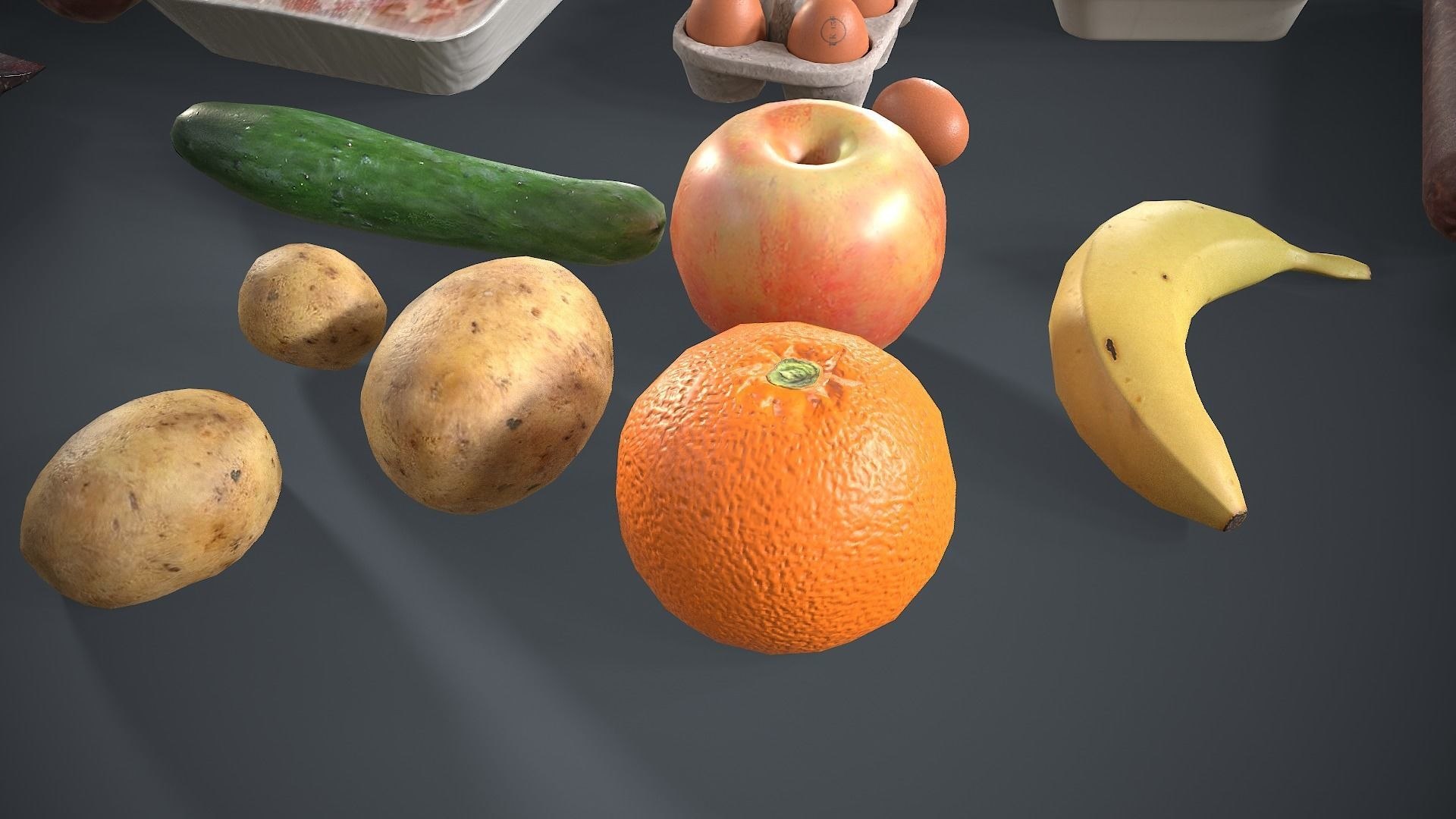 3D Miscellaneous Food Model - TurboSquid 2032845