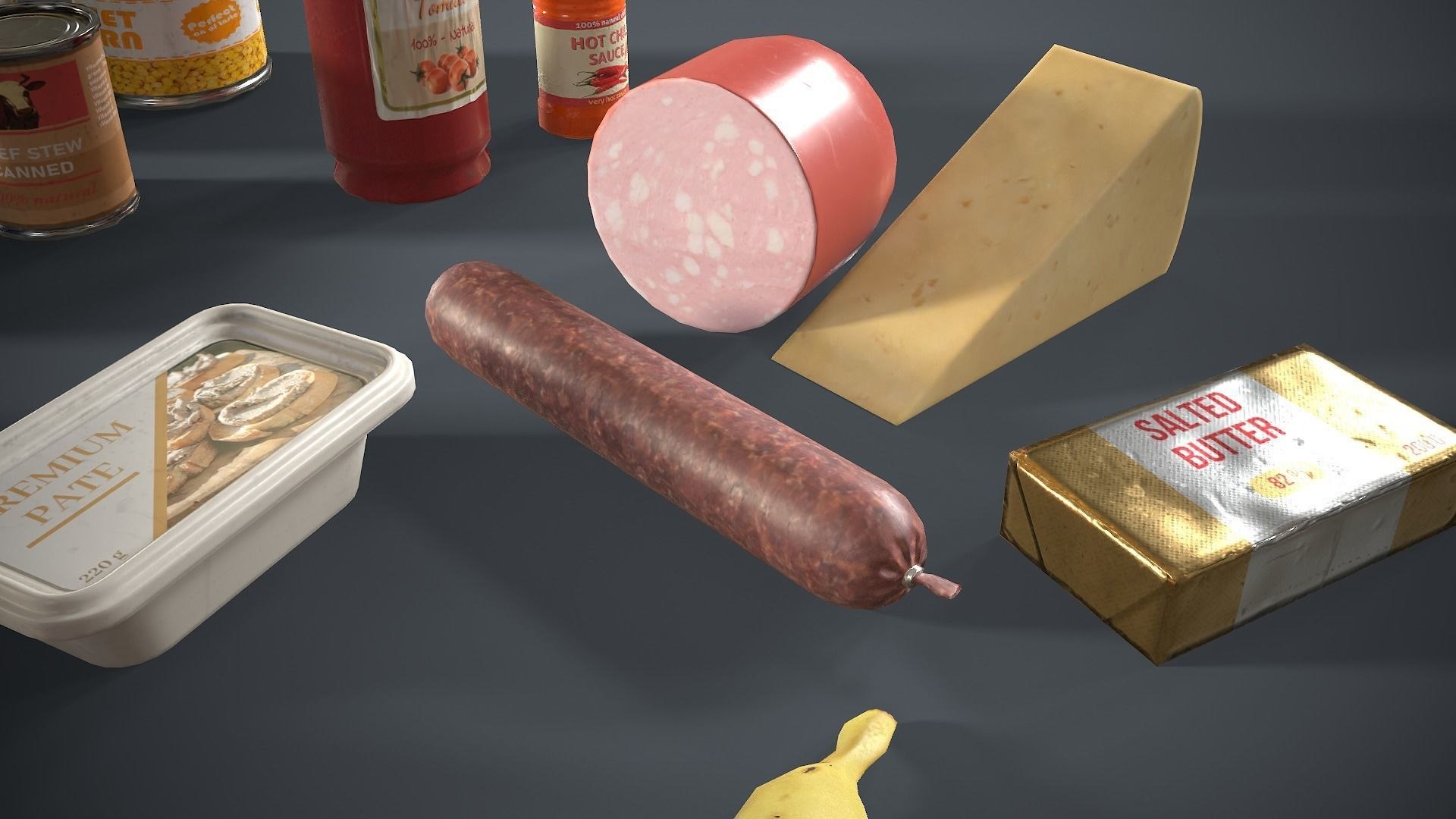 3D Miscellaneous Food Model - TurboSquid 2032845