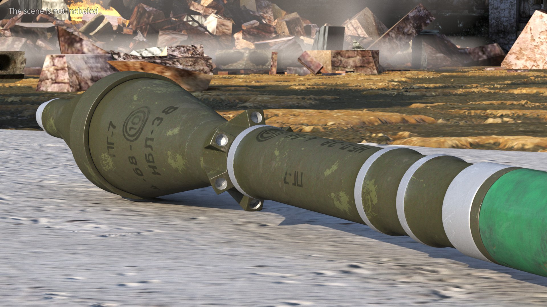 Anti Tank Rocket PG-7VL 3D Model - TurboSquid 2130565