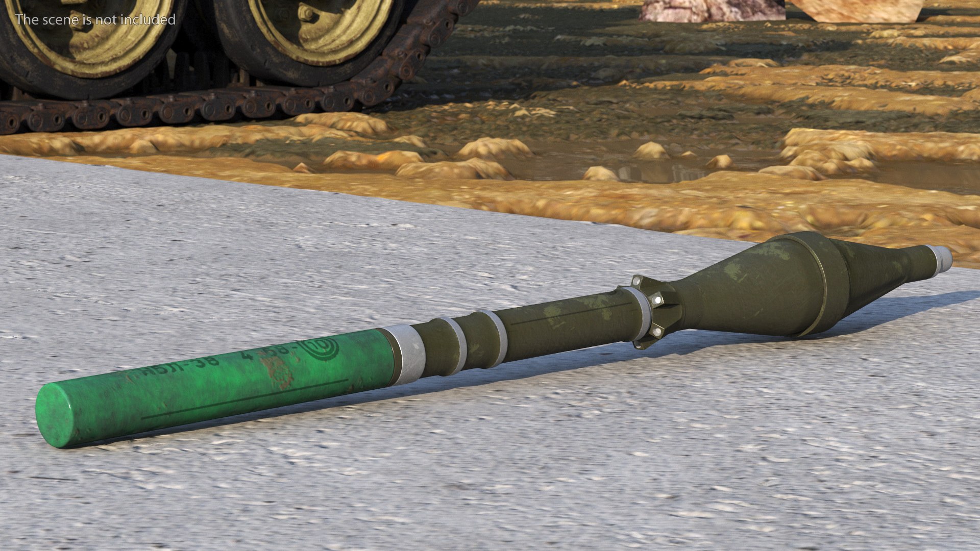 Anti Tank Rocket PG-7VL 3D Model - TurboSquid 2130565