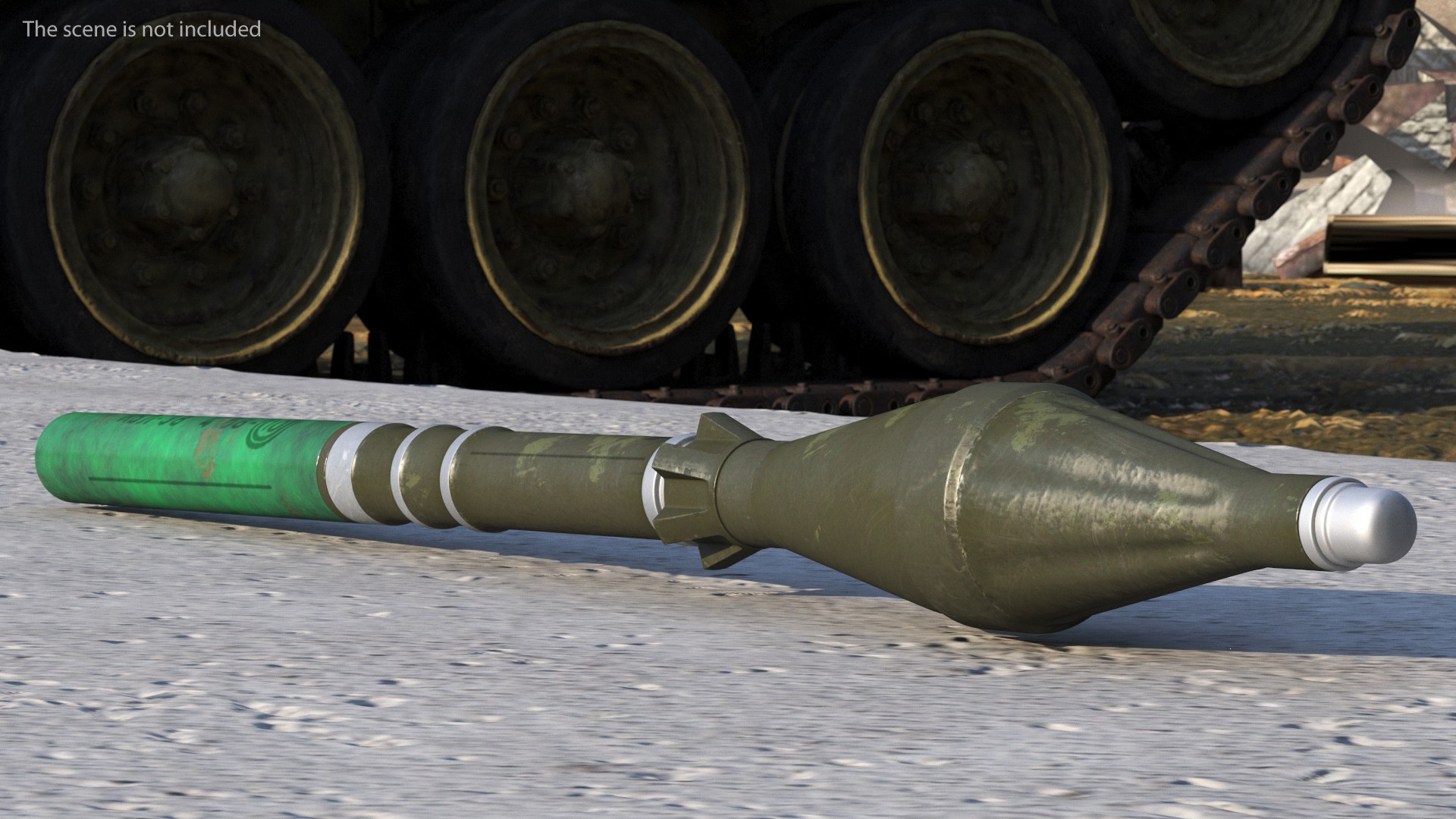 Anti Tank Rocket PG-7VL 3D Model - TurboSquid 2130565