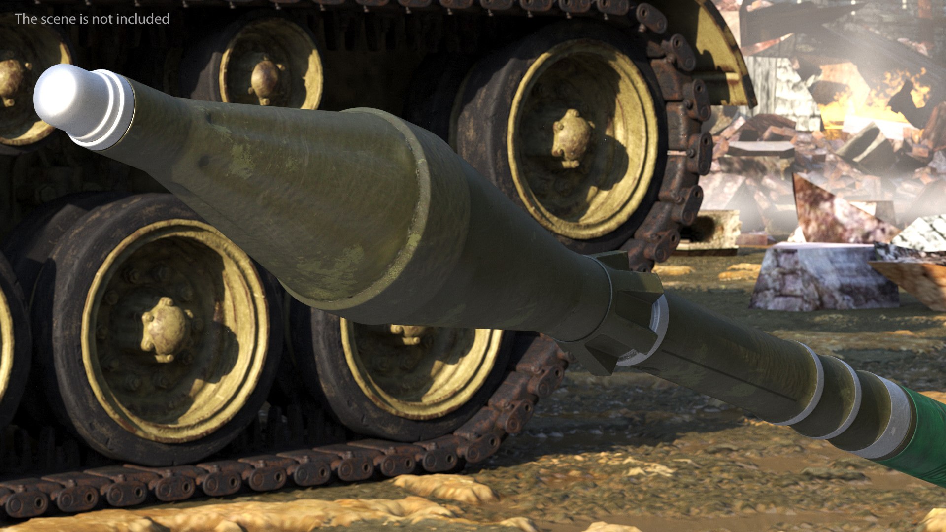 Anti Tank Rocket PG-7VL 3D Model - TurboSquid 2130565