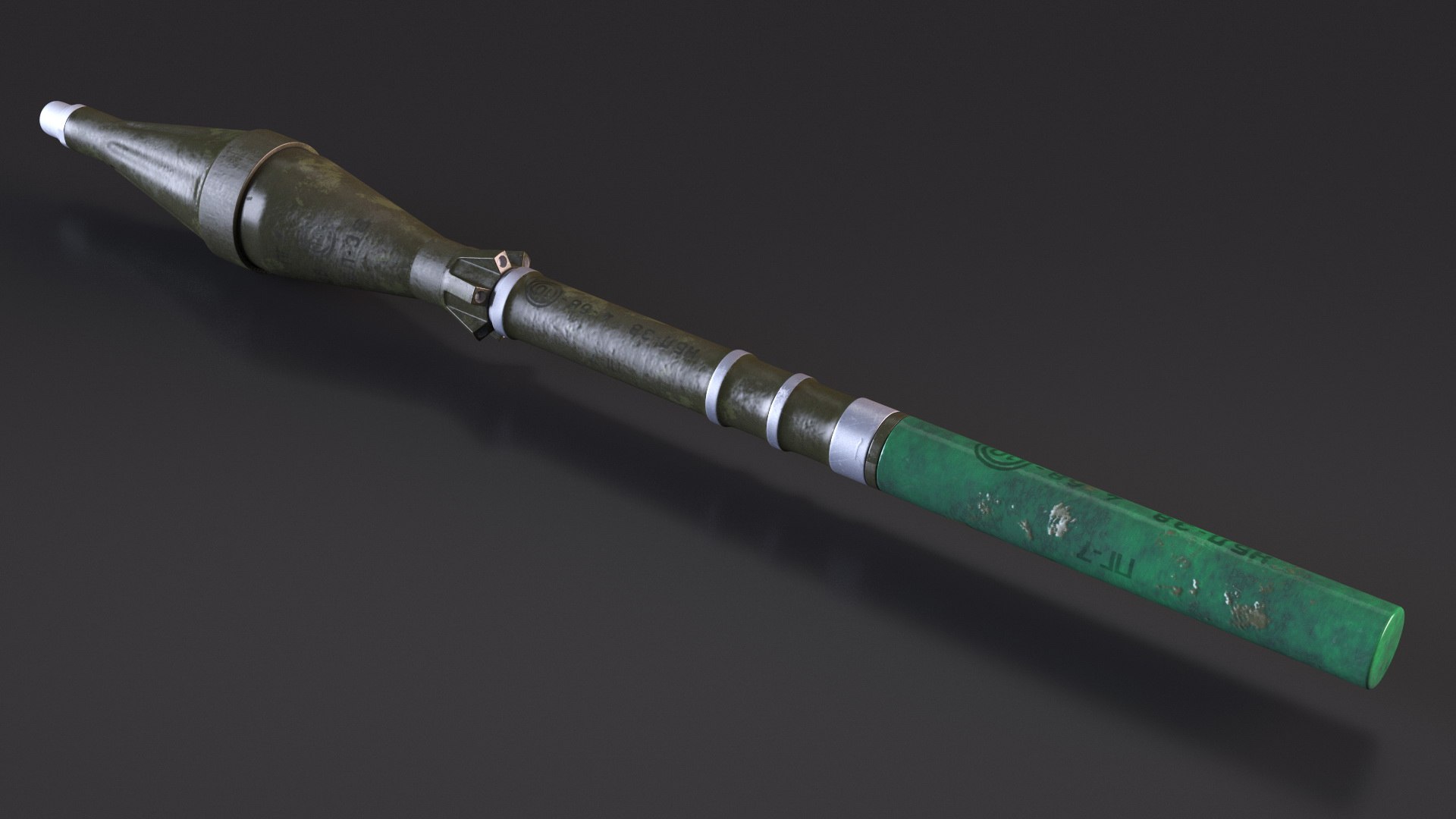 Anti Tank Rocket PG-7VL 3D Model - TurboSquid 2130565