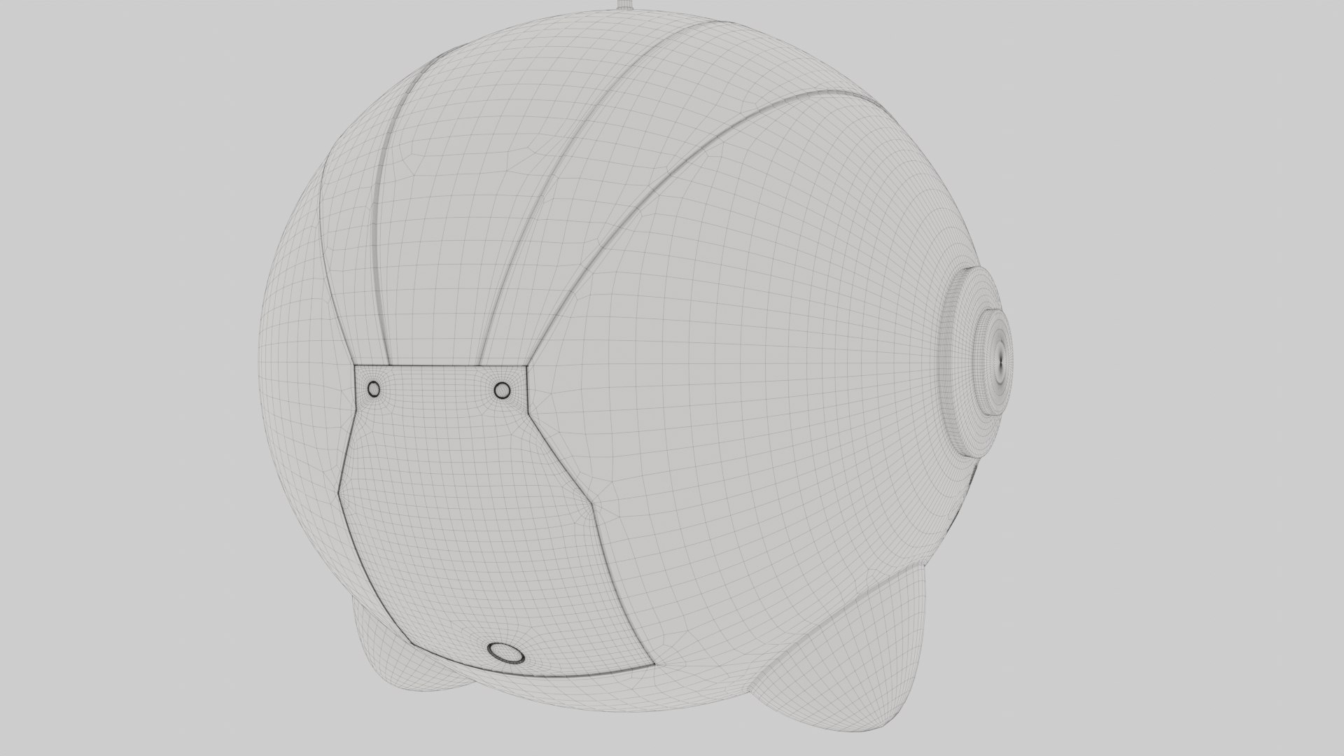 Character Cartoon Ball Robot 3D - TurboSquid 2047338