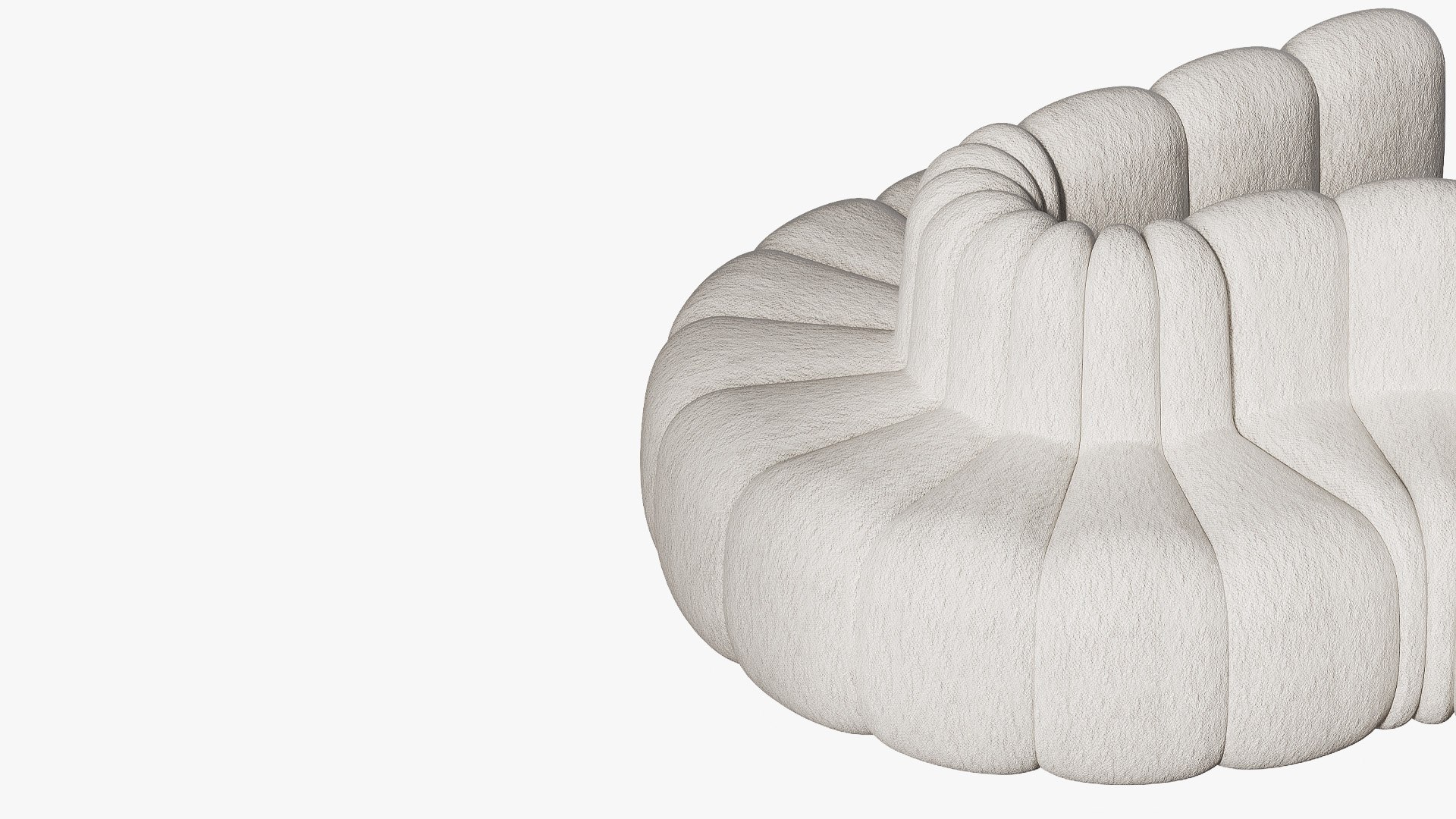 Modular Sofa Jagger Dining Boucle 3D - TurboSquid 2245425