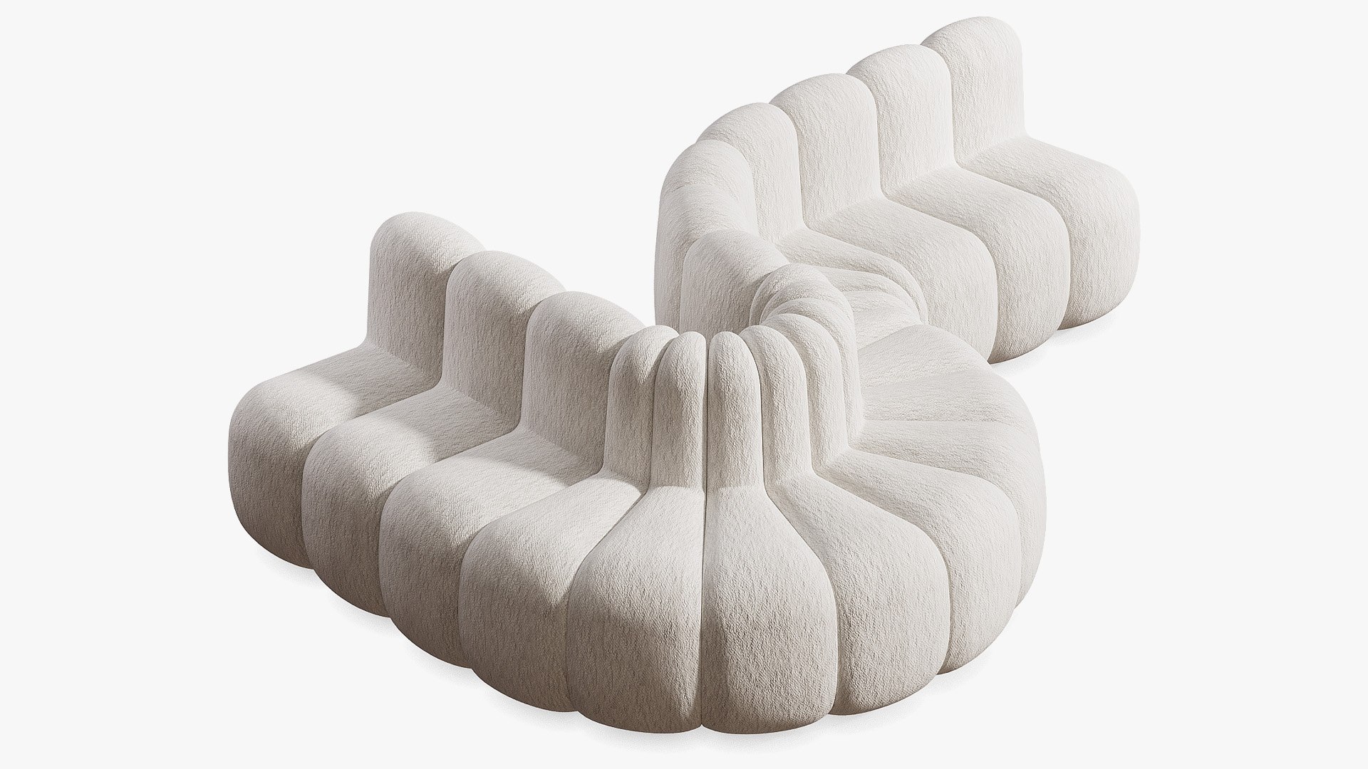 Modular Sofa Jagger Dining Boucle 3D - TurboSquid 2245425
