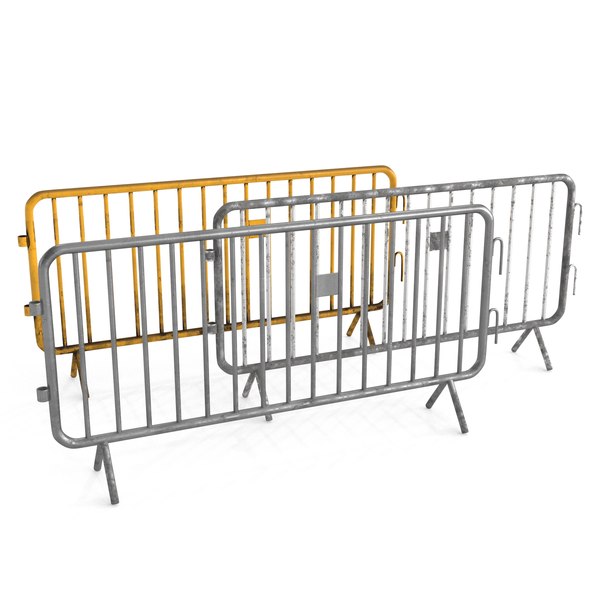 Road safety barrier 3D model - TurboSquid 1683488