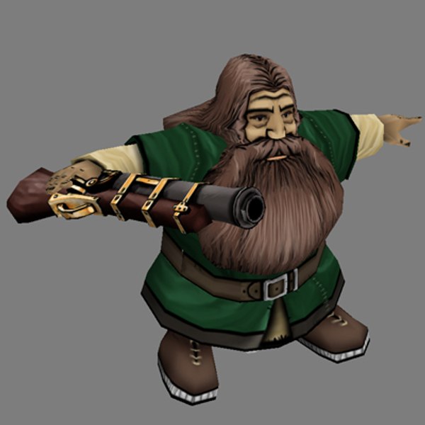 of fantasy warrior - dwarf