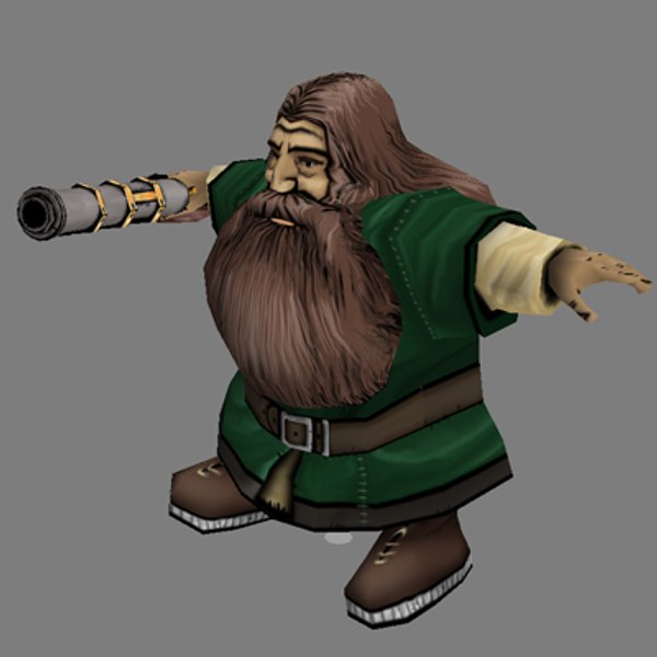 of fantasy warrior - dwarf