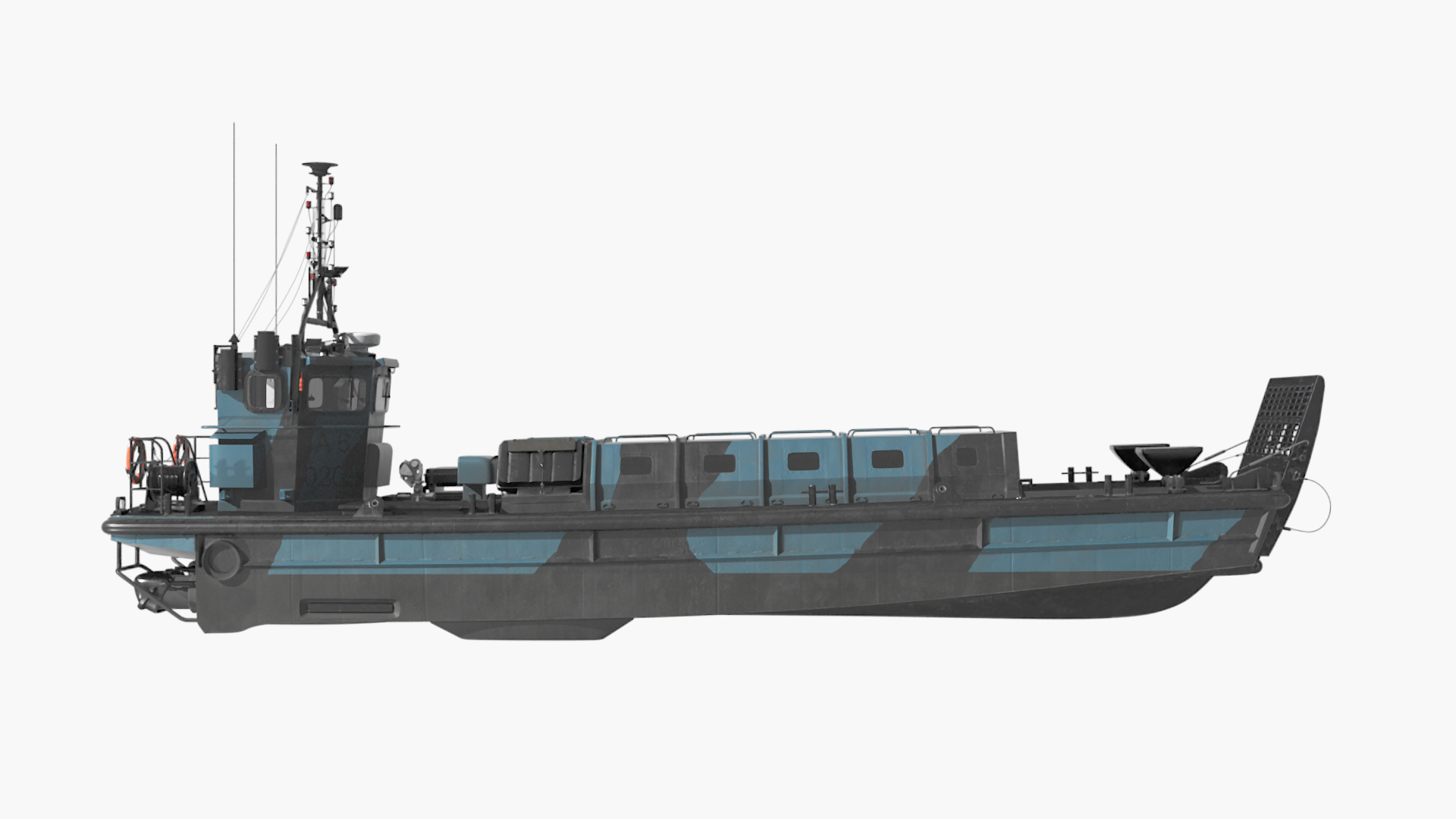 Landing Craft Vehicle Personnel Model - TurboSquid 2326260