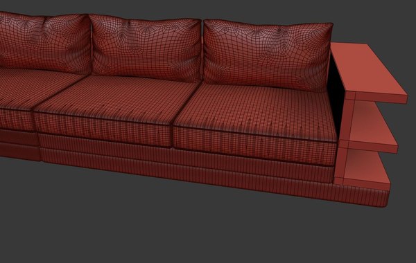 3d max sofa modern minimal