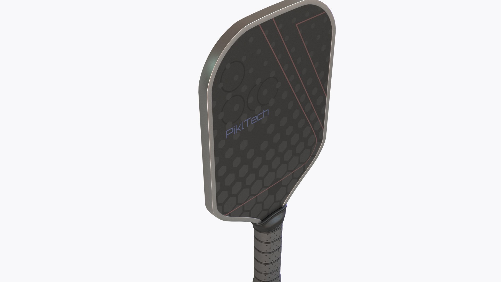 3D Model Pickleball Paddle And Ball - TurboSquid 2183657