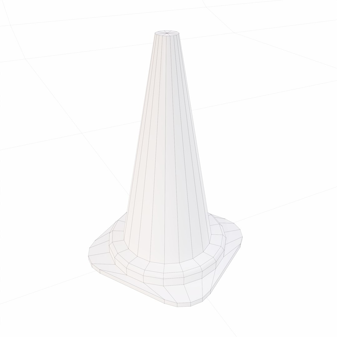 Traffic Safety Cone Lowpoly 3d Model 3D - TurboSquid 2410631