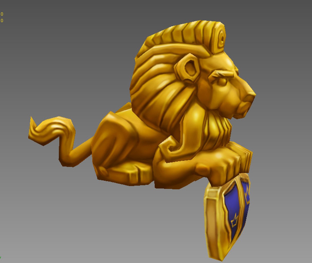 3d Model Lion