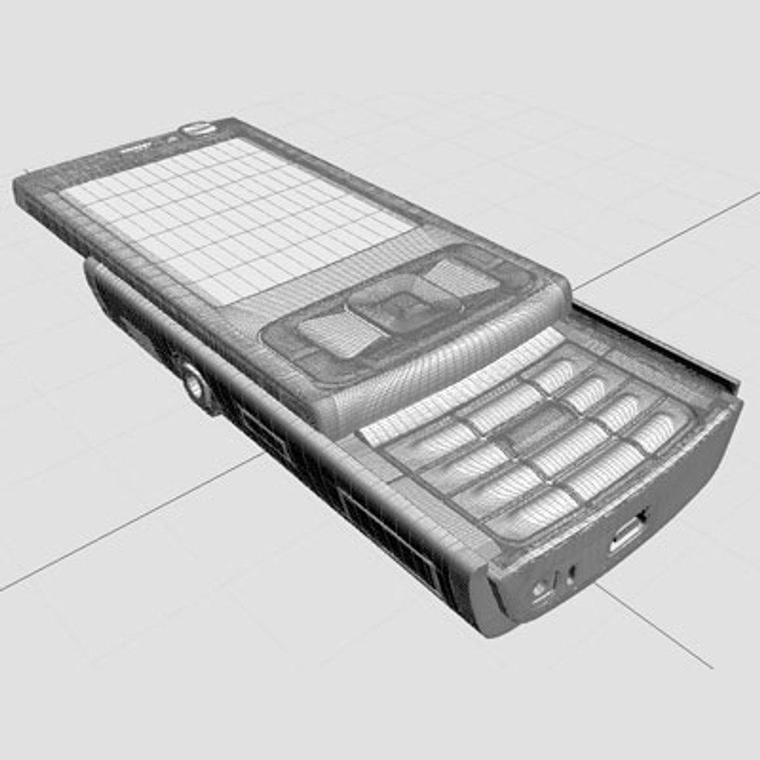 3d model nokia n95 mobile phone
