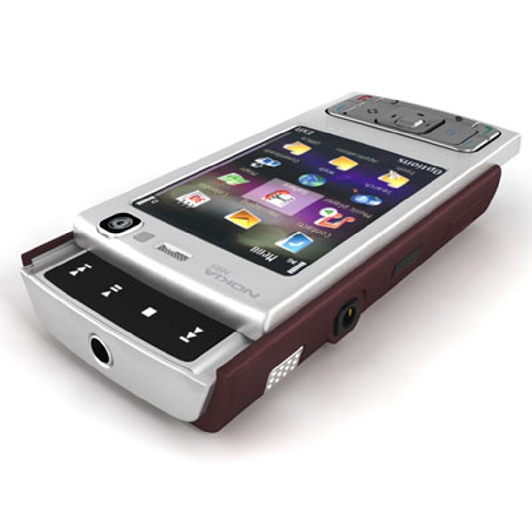 3d model nokia n95 mobile phone