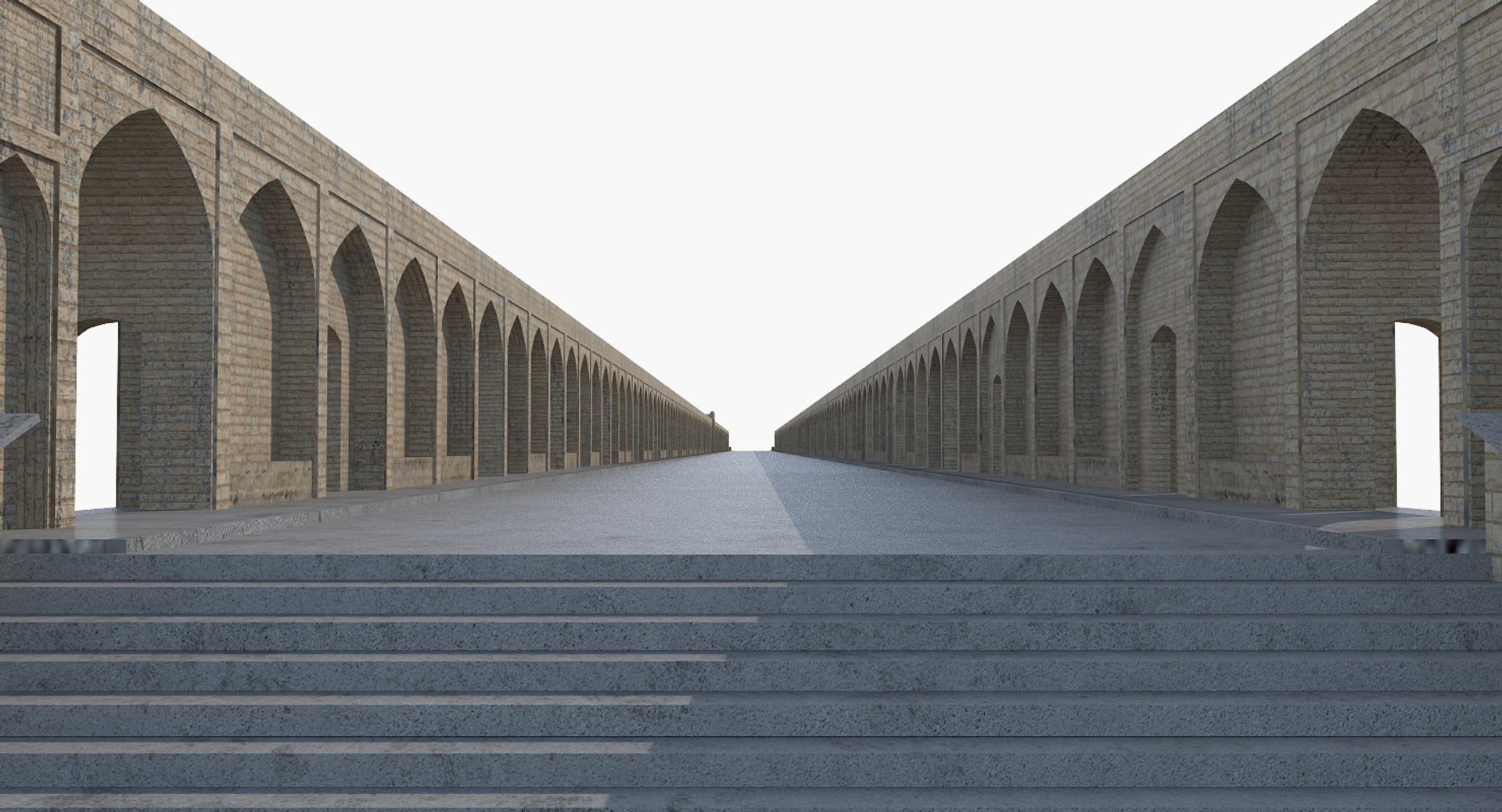 Si-o-seh Pol Bridge 33 3d Model