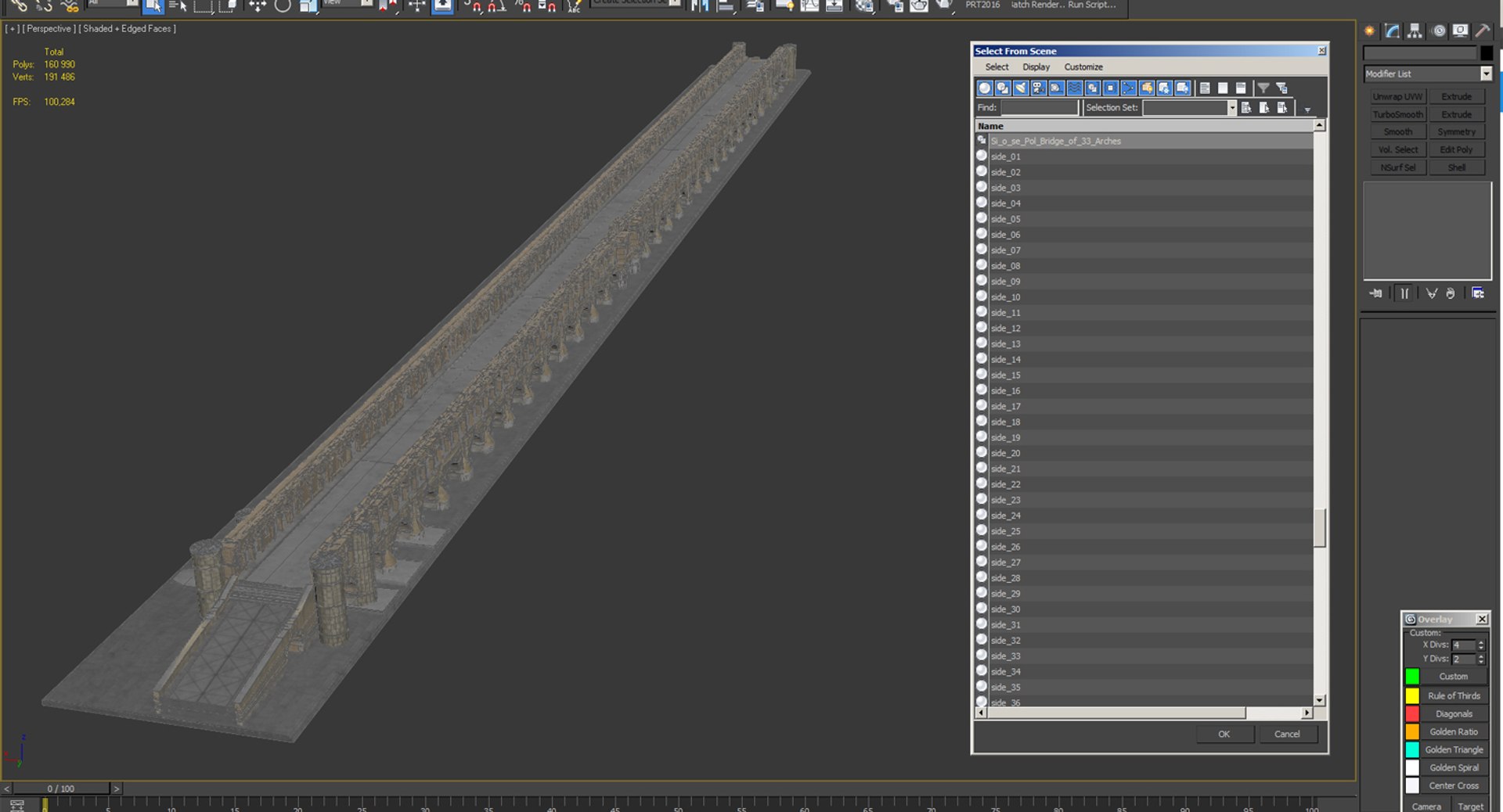Si-o-seh Pol Bridge 33 3d Model