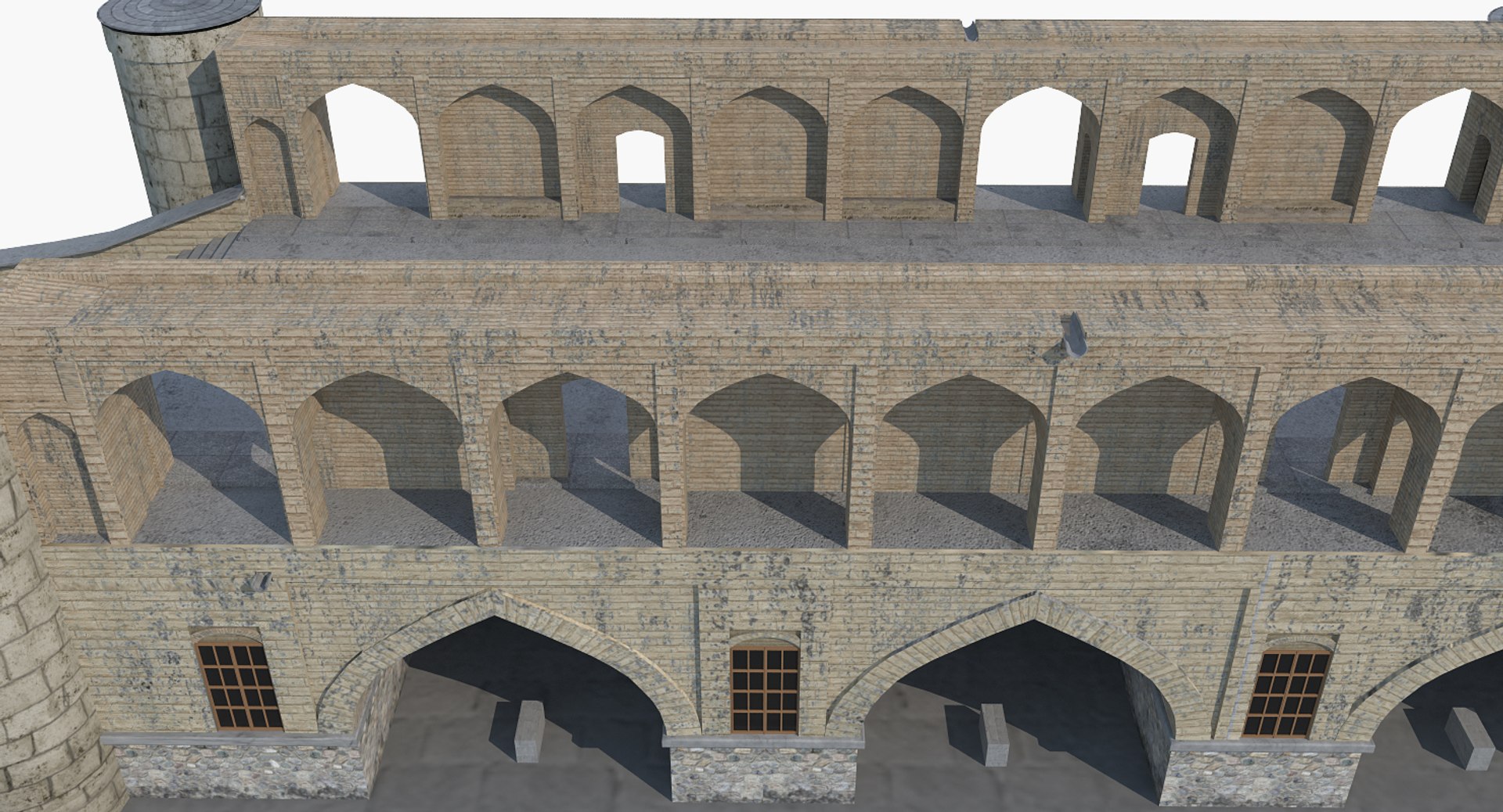 Si-o-seh Pol Bridge 33 3d Model