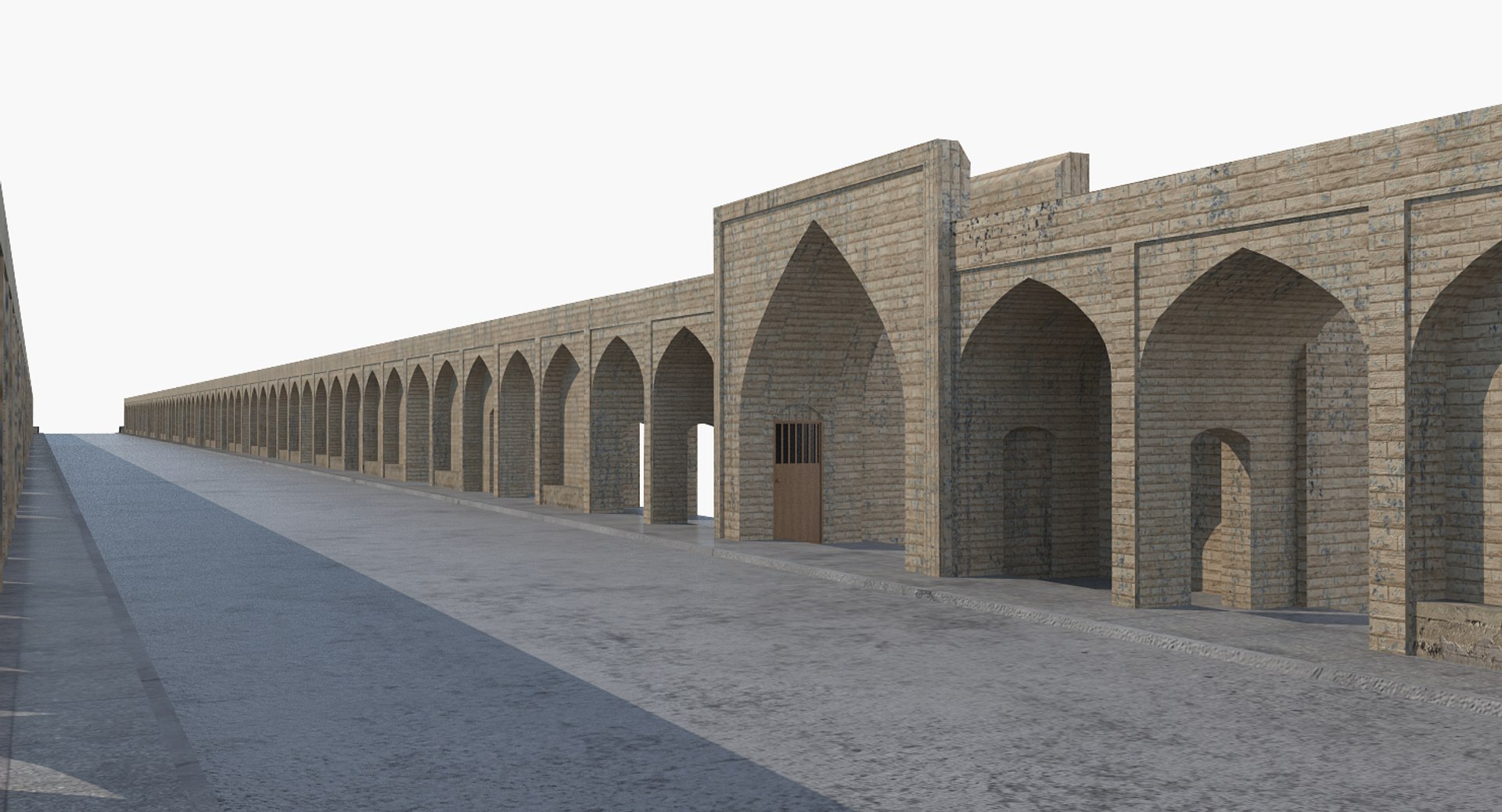 Si-o-seh Pol Bridge 33 3d Model