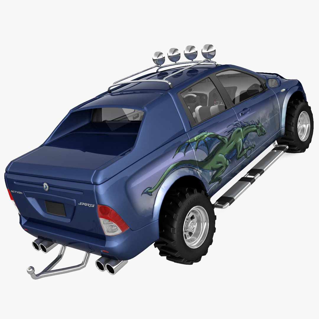 3ds ssangyong actyon offroad