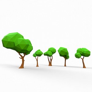 Download Free & Premium Low Poly Tree 3D Models | TurboSquid