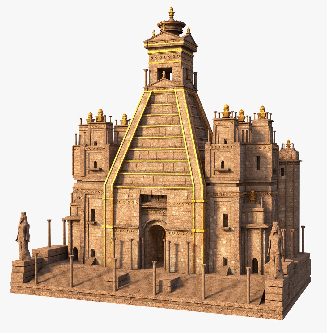 Fantasy Pyramid Temple 3D Model - TurboSquid 2239667