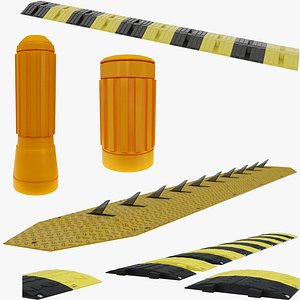 Download Free & Premium Speed Bump 3D Models | TurboSquid