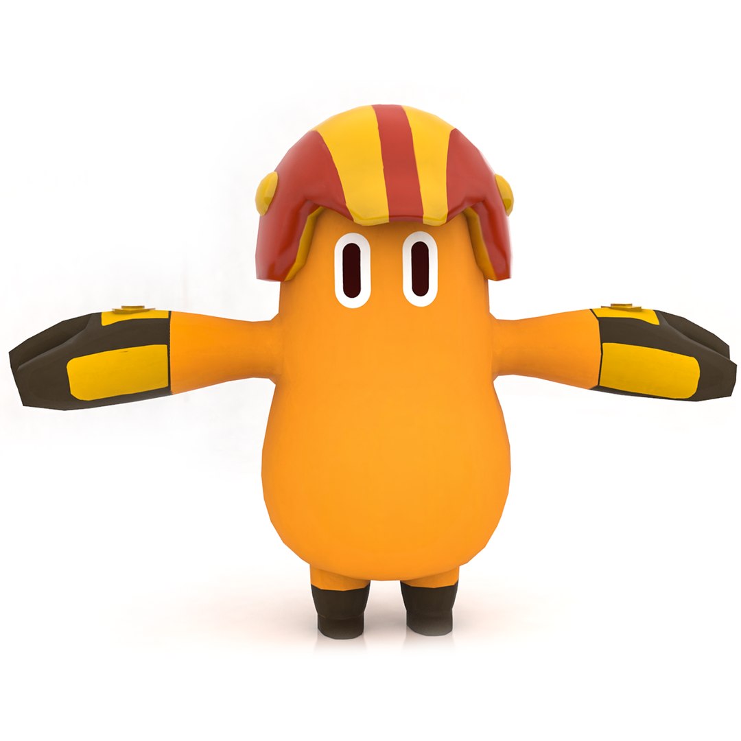 3D Fall Guys - TurboSquid 2094865