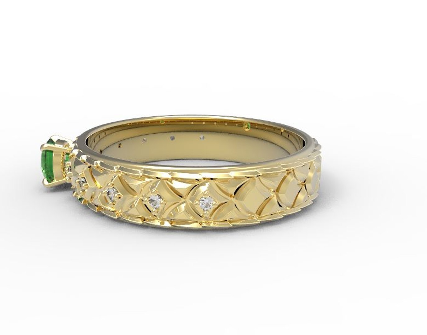 3D gold ring model - TurboSquid 1342984