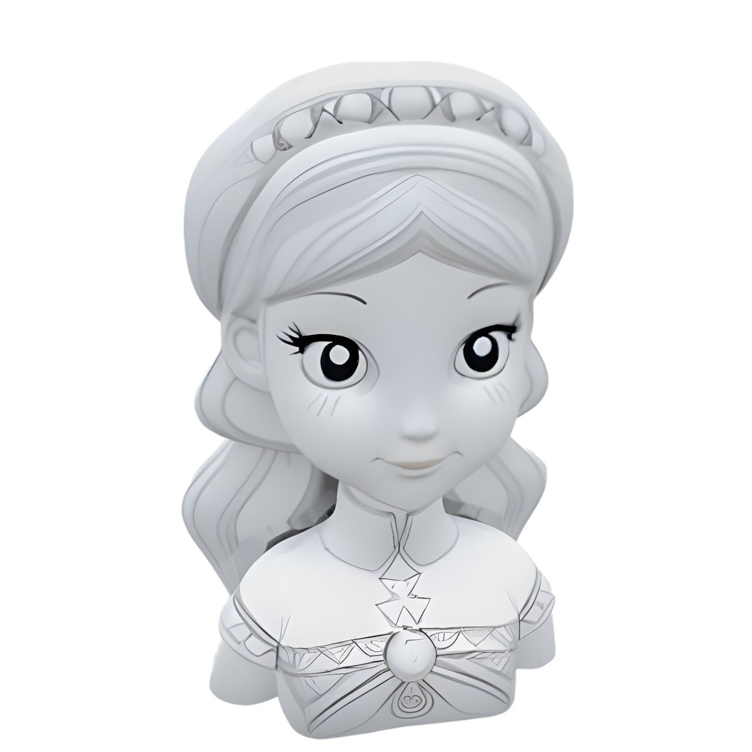 Stylized Female Character Bust Collection 3D Model - TurboSquid 2309278