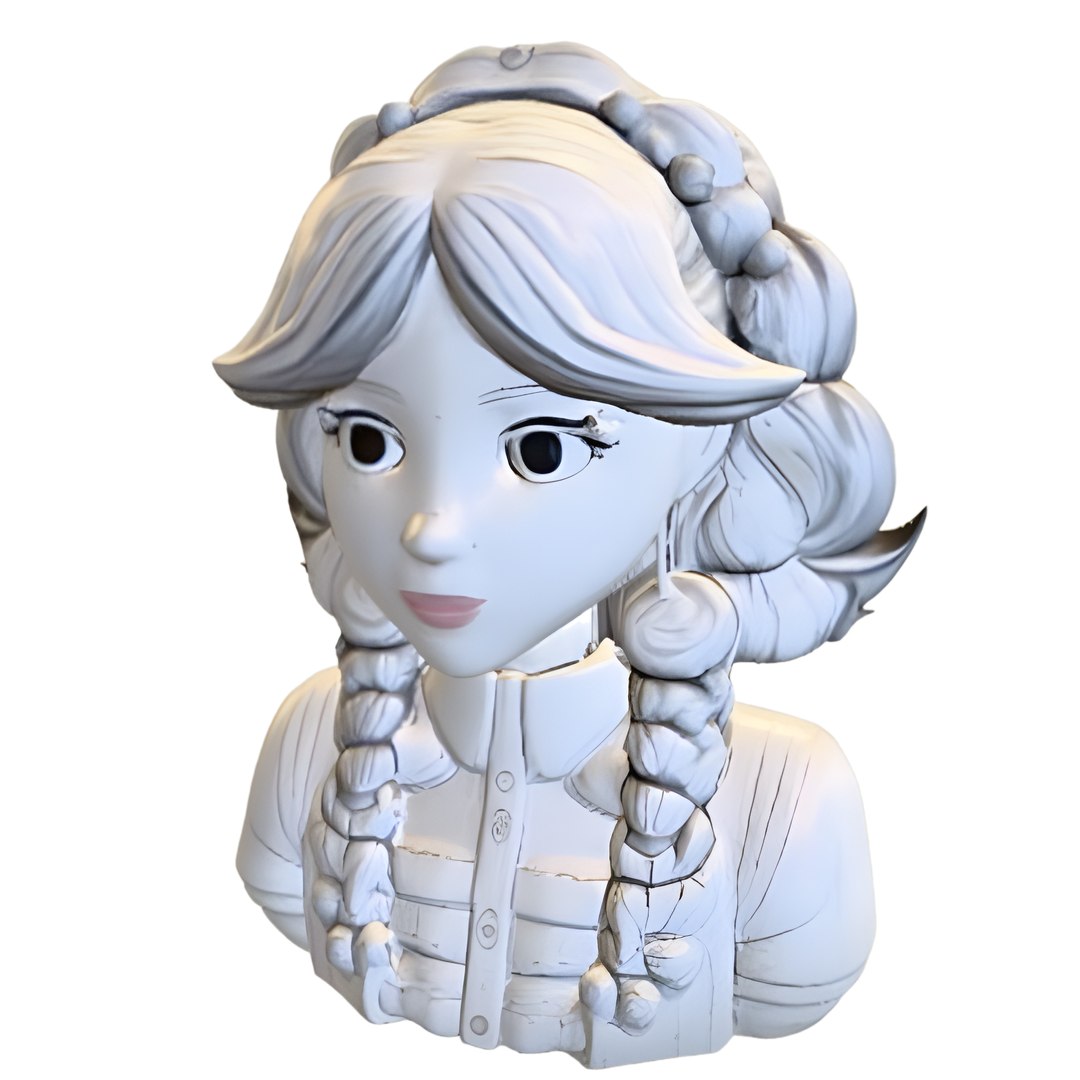 Stylized Female Character Bust Collection 3D Model - TurboSquid 2309278