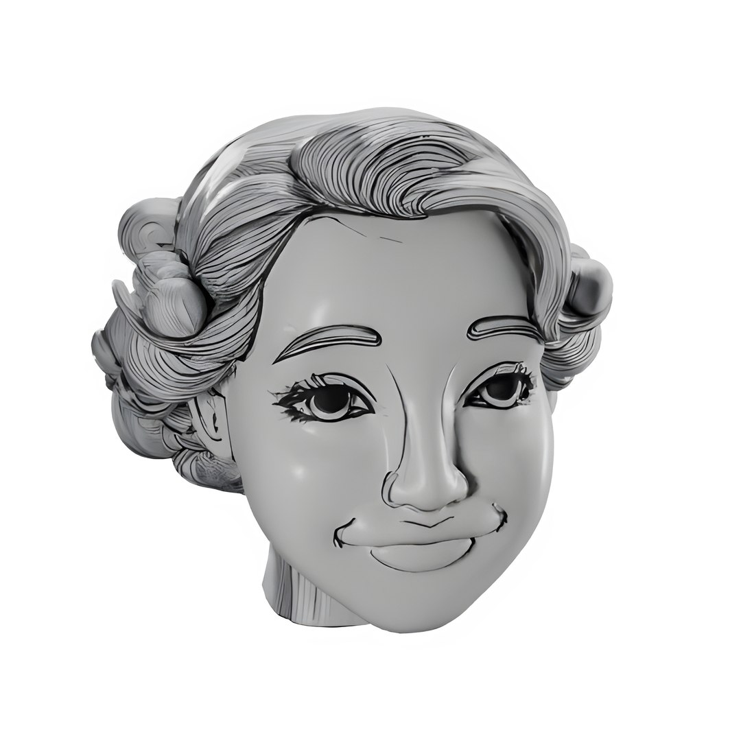 Stylized Female Character Bust Collection 3D Model - TurboSquid 2309278