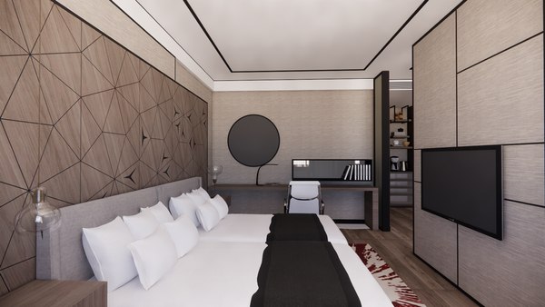 Hotel Room-A10 3D 모델 - TurboSquid 2104586