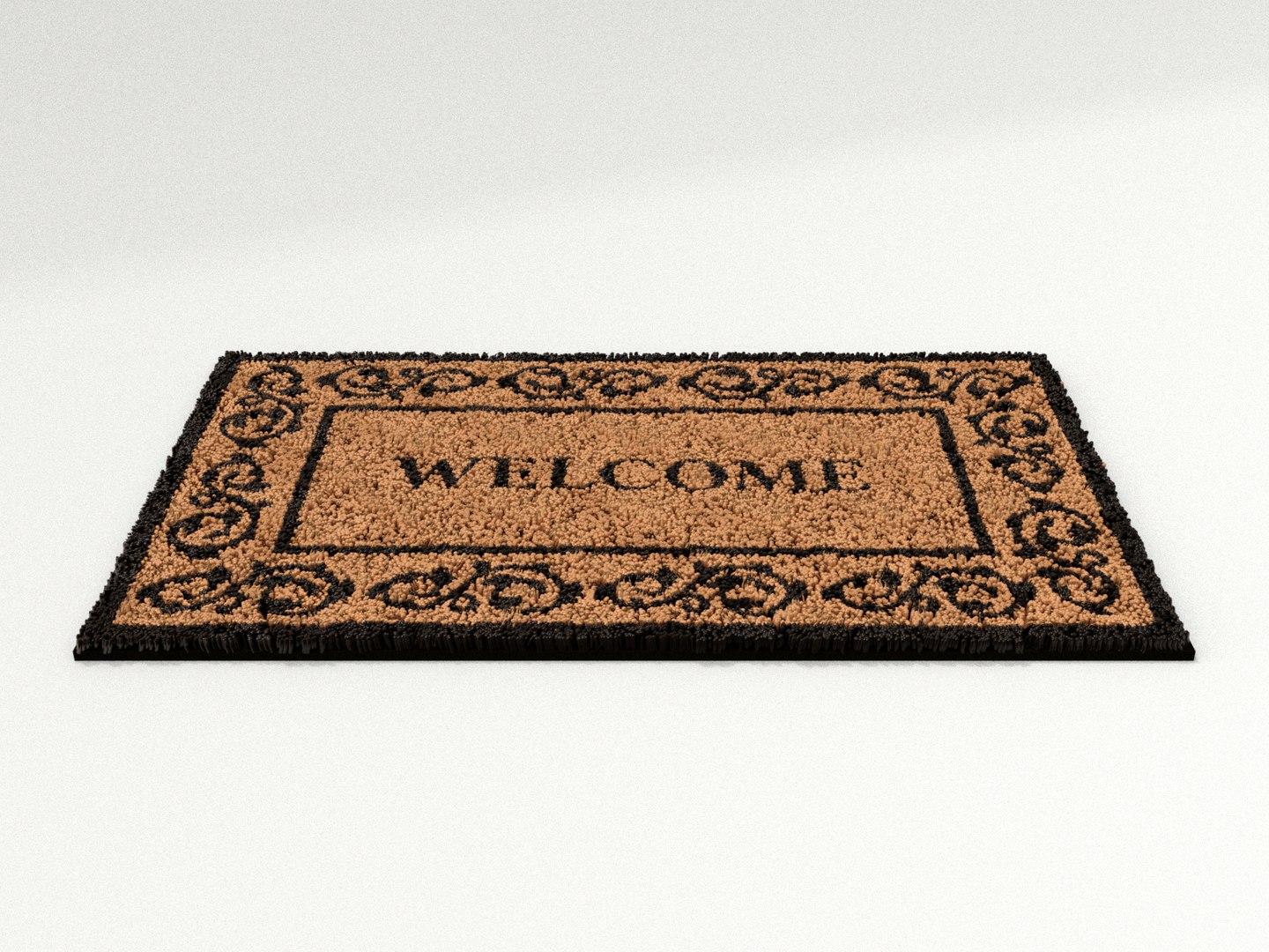 3D Door Doormat Mat - TurboSquid 1320270