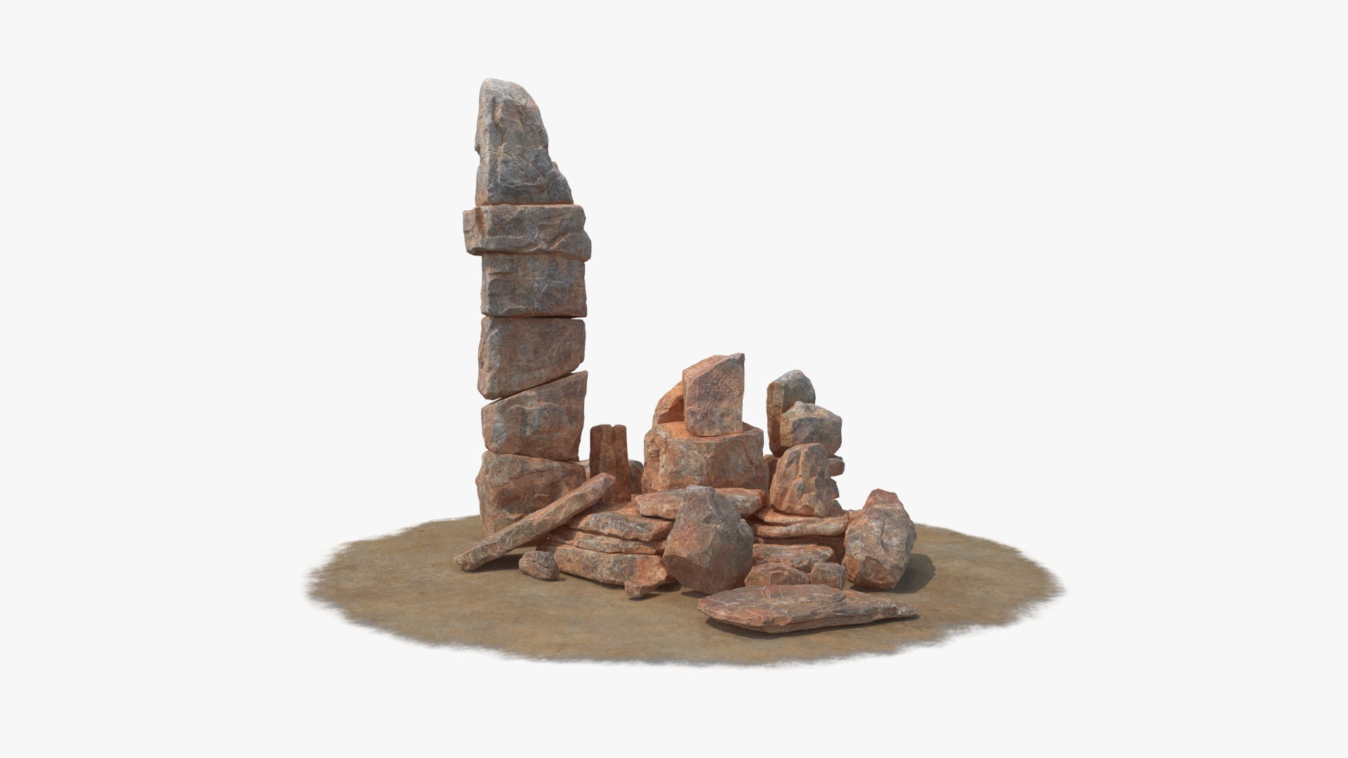 3D Rock V63 Model - TurboSquid 2000948