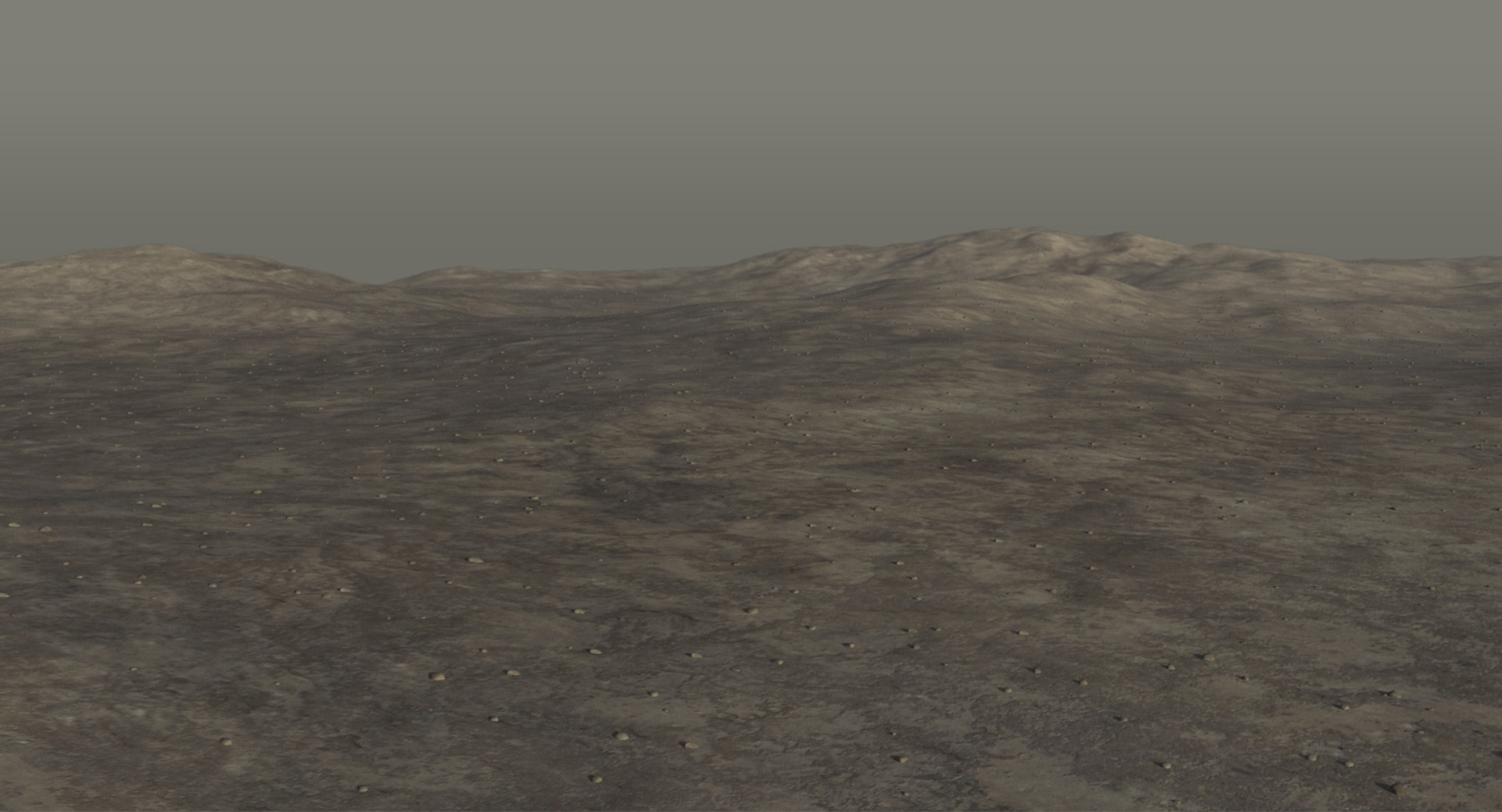 3d Desert Landscape Model
