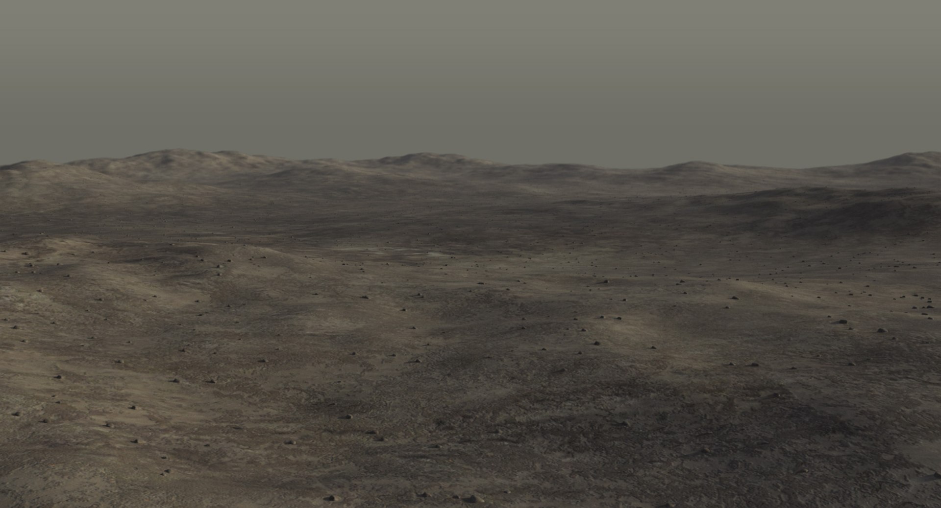 3d Desert Landscape Model