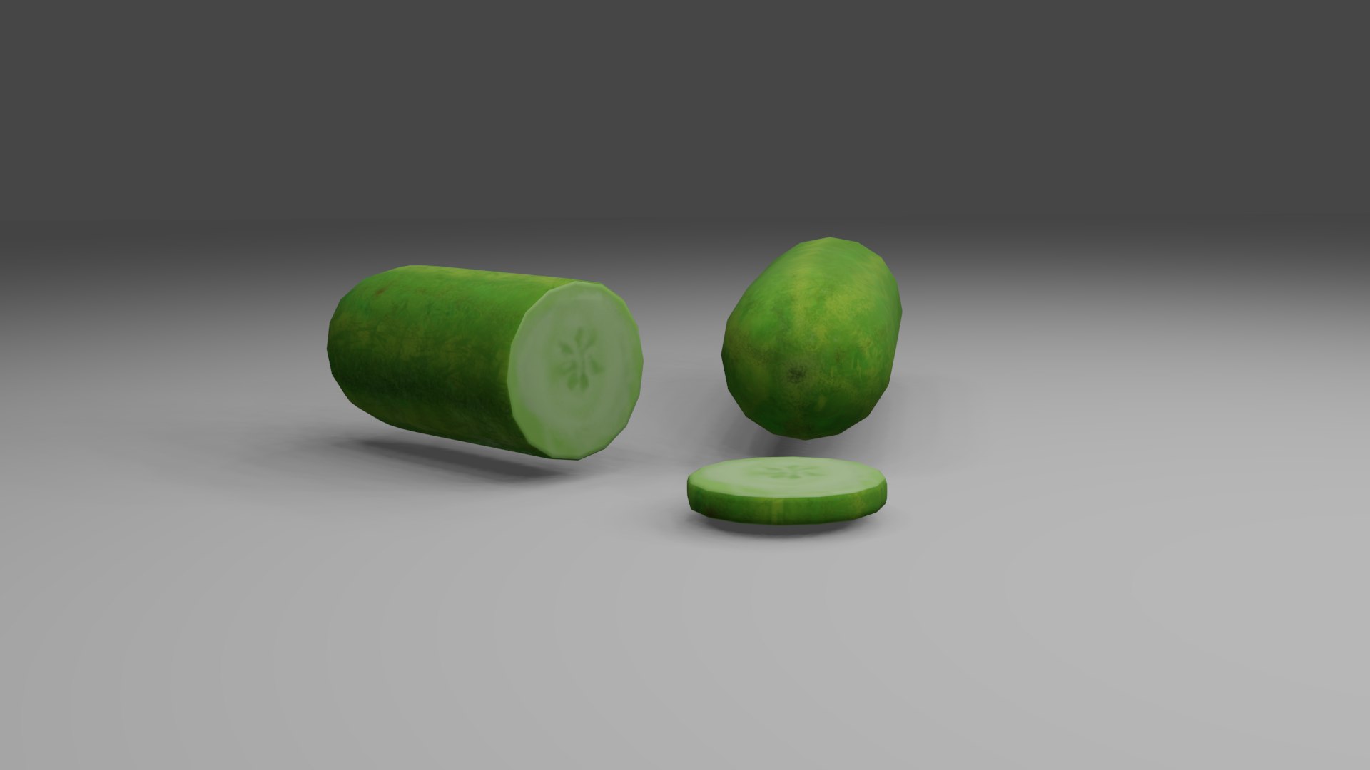 Cucumber 3D Model - TurboSquid 2067244