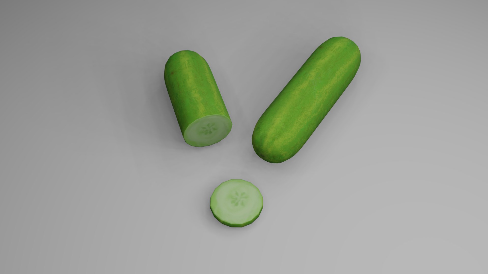 Cucumber 3D Model - TurboSquid 2067244