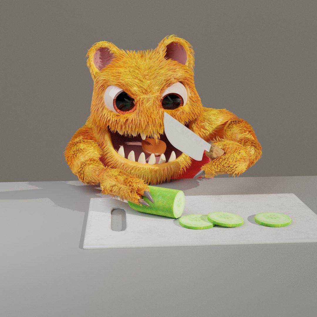 Cucumber 3D Model - TurboSquid 2067244