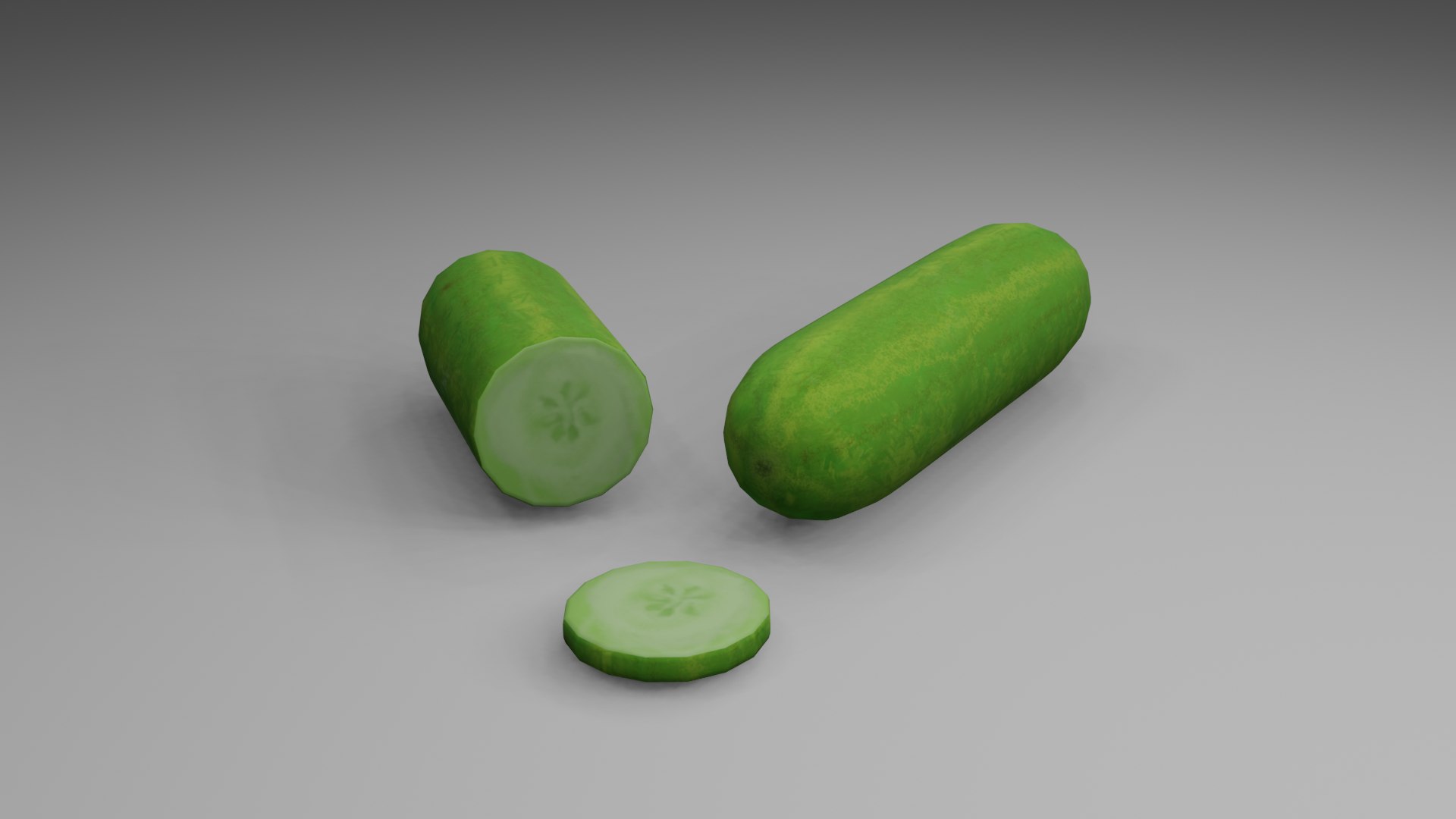 Cucumber 3D Model - TurboSquid 2067244