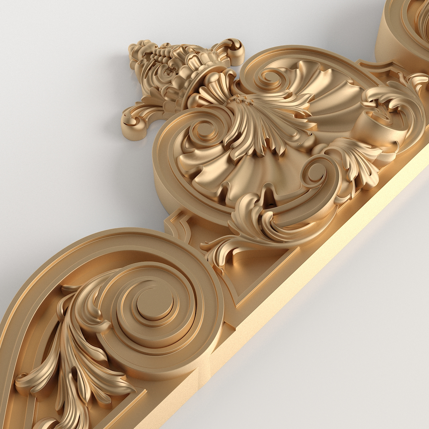 Horizontal decorative overlay 3D model - TurboSquid 1572769