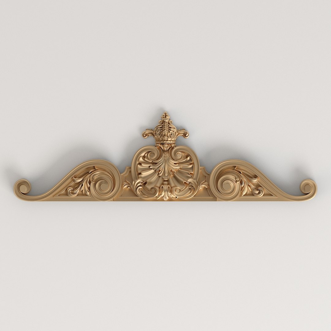 Horizontal Decorative Overlay 3D Model - TurboSquid 1572769