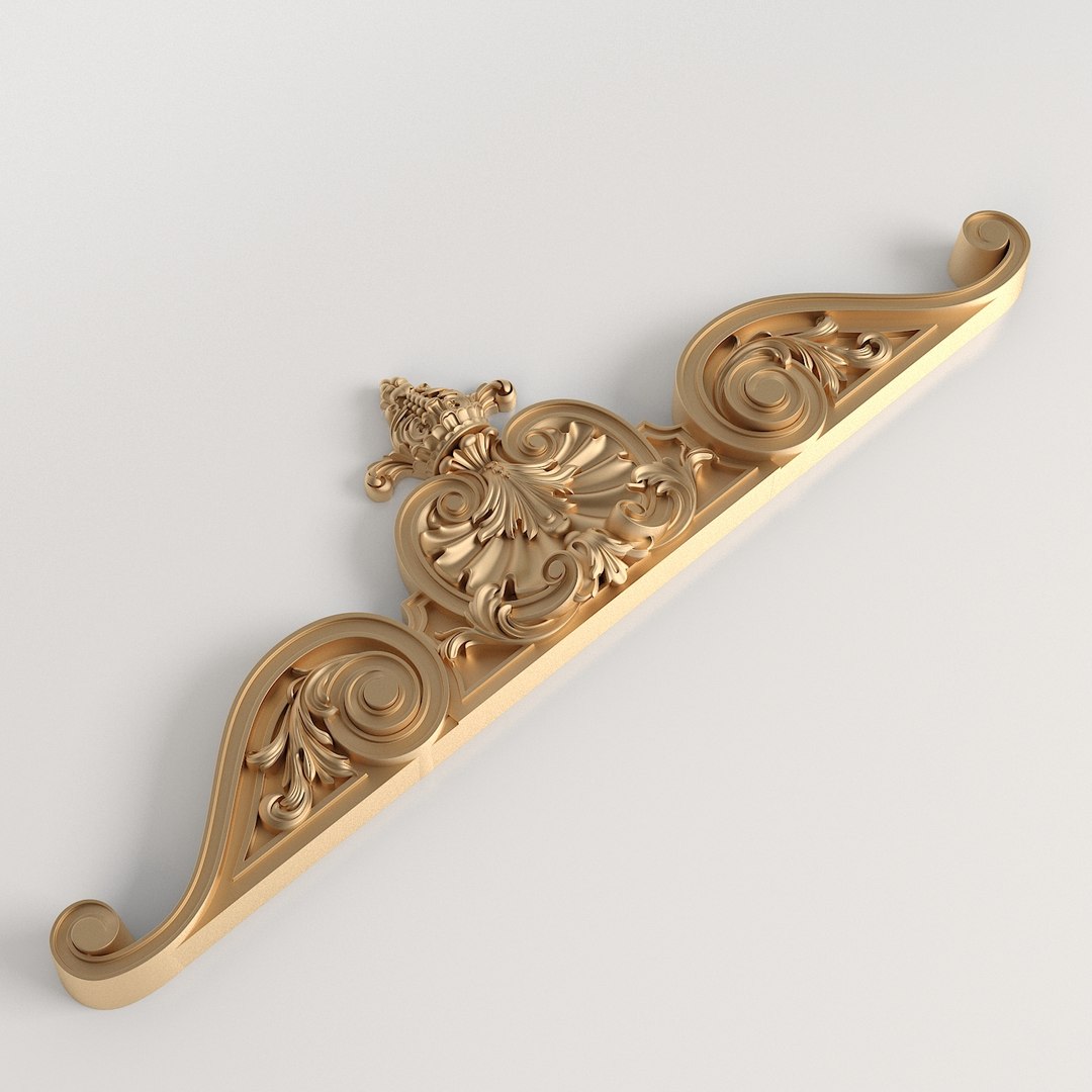 Horizontal Decorative Overlay 3D Model - TurboSquid 1572769