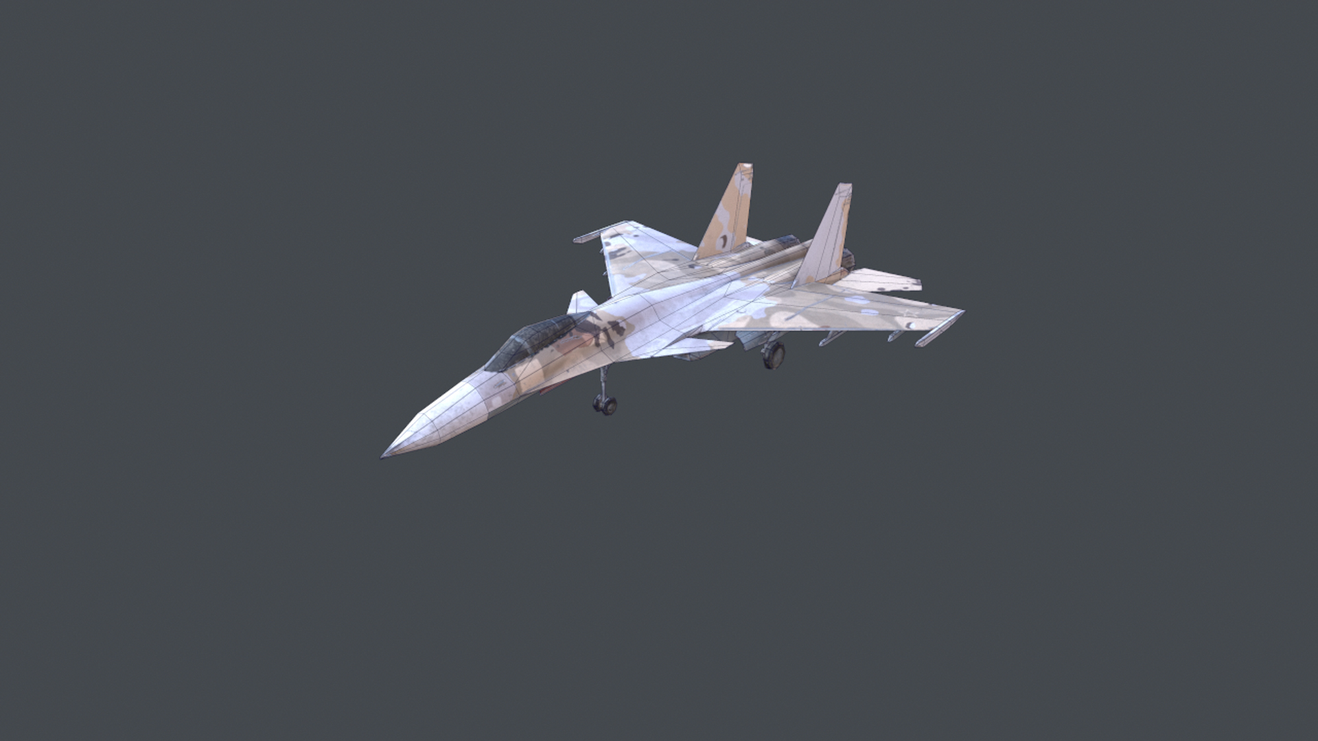 3d fighter su-33